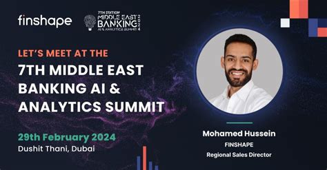 Mohamed Hussein On Linkedin 9 Th Middle East Banking Ai And Analytics