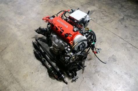 Jdm 96 00 Honda Zc Sohc Non Vtec Engine With 5 Speed Transmission 1 6l And Ecu Civic Honda
