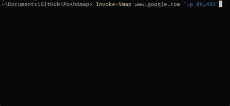 poshnmap a powershell wrapper around the nmap network discovery tool