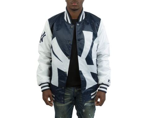 Starter New York Yankees Blown Up Logo Jacket Ls250561 Nyy Karmaloop