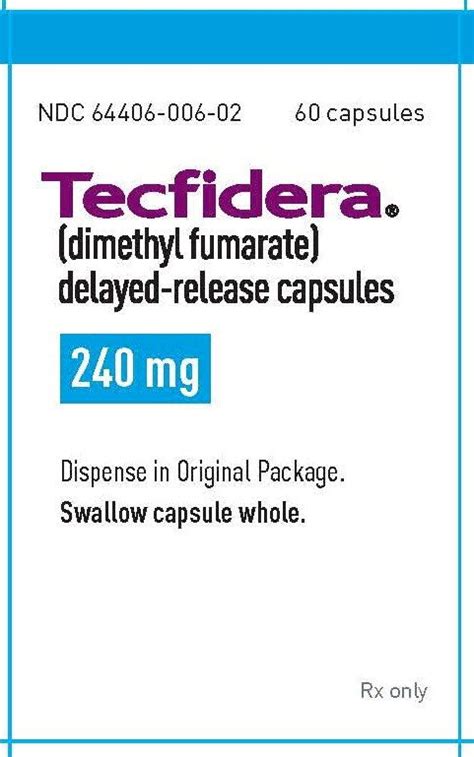 Tecfidera Fda Prescribing Information Side Effects And Uses