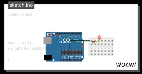 Led Anlık Yanma Wokwi ESP STM Arduino Simulator Led Anlık Yanma Wokwi ESP STM Arduino Simulator