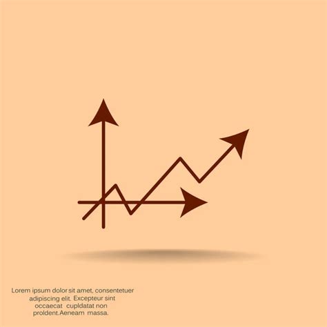 Curved Arrow On Graph Icon Stock Vector By LovArt 142028538