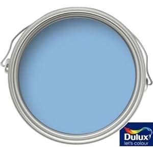 Dulux Blue Babe Matt Emulsion Paint L Amazon Co Uk Kitchen Home