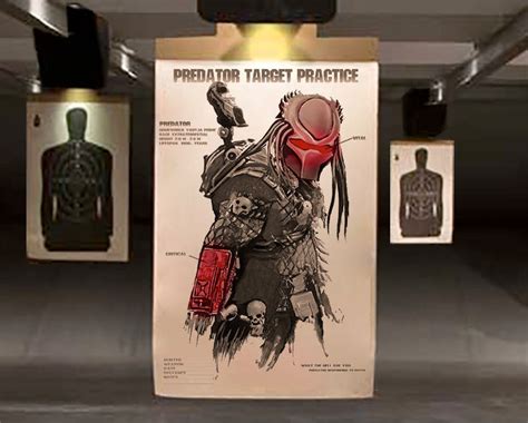 Predator Target Practice Print Etsy