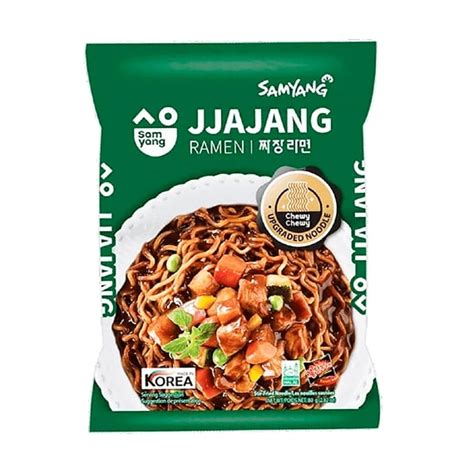 Лапша Рамен Чачжан в черном бобовом соусе Jjajang Ramen Samyang, 80г ...