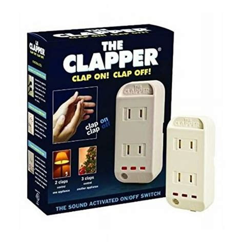 Original Clapper Sound Activated Onoff Switch Clap Detection Dual