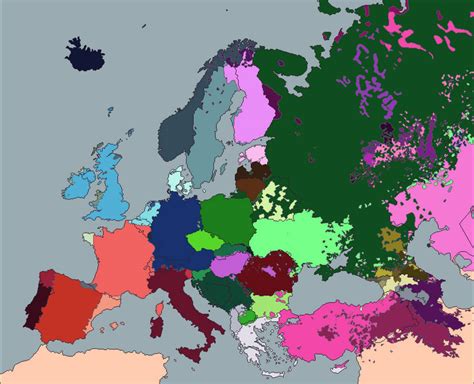 European Ethnic Map By Red0rangejuice On Deviantart
