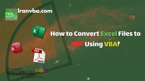 Excel To Pdf With Vba Complete Tutorial And Sample Codes
