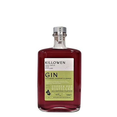 Killowen Blackberry Rosemary And Orange Gin Tesco Groceries