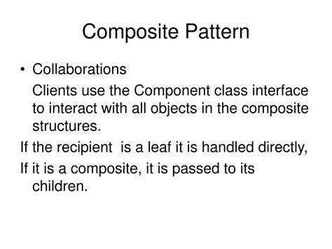 Ppt The Composite Pattern Powerpoint Presentation Free Download Id