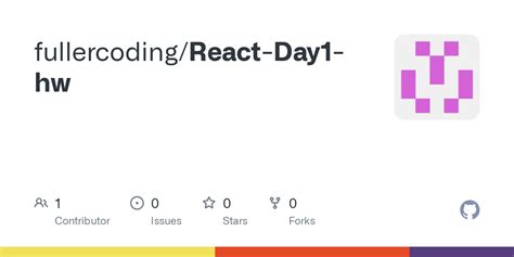 Github Fullercoding React Day Hw