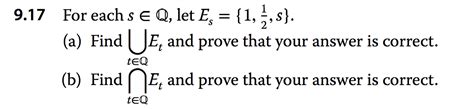 Solved 17 For Each SQ Let Es 1 21 S A Find TQEt Chegg Com