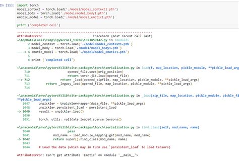 Loading Model Issue Tandon A Emotic GitHub