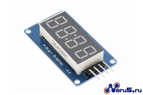 Цифровой светодиодный дисплей для Arduino Hw 069 на Tm1637 купить с доставкой схема подключения