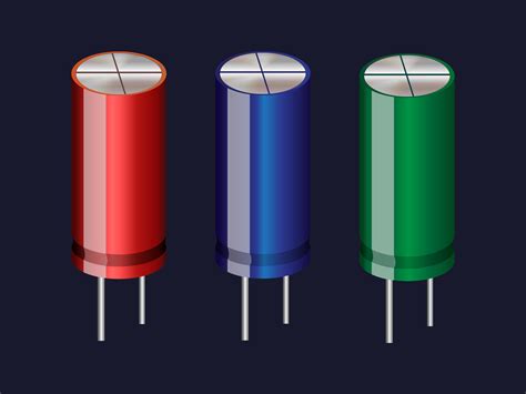 Abstract Of The Capacitor Icon Of The Capacitor The Electronic