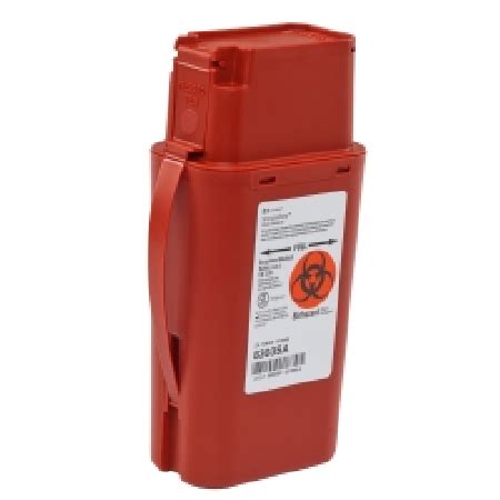 Multi Purpose Sharps Container 1 Quart Red Base