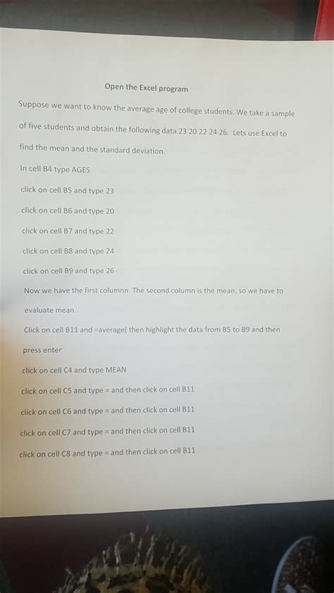 Solved Open The Excel Program Suppose We Want To Know The