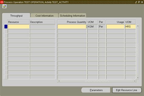 An Oracle Apps Blog Defining Operations In Oracle Process Manufacturing Opm