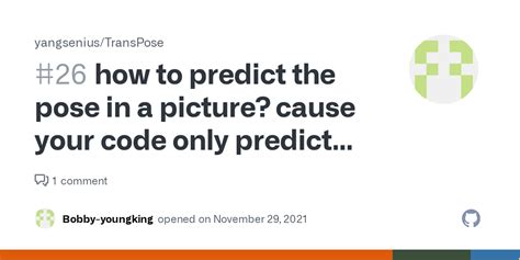 how to predict the pose in a picture cause your code only predicts the key points in a pic