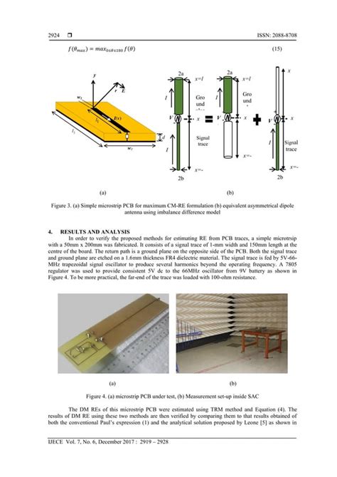 Maximum Radiated Emissions Of Printed Circuit Board Using Analytical Methods Pdf Physics