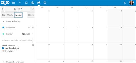 Sharing Calendar Fails Shared Calendar Does not Appear ℹ Support Nextcloud community
