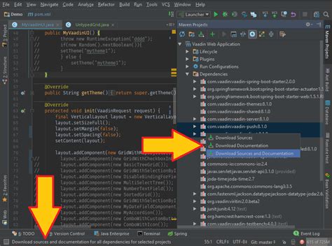 download doc for only one maven dependency in intellij stack overflow