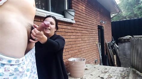 Outdoor Handjob & Cumshot for Our Neighbor: Free Porn a6 | xHamster