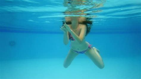 Sexy Girls Swimming Underwater