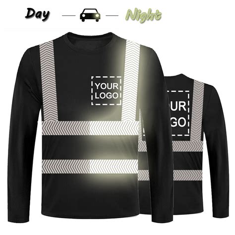 High Visibility Safety Long Sleeve Shirt Custom Logo Supplier Yoweshop