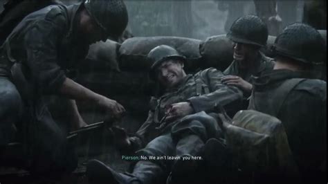 Call Of Duty Ww2 Turner Death Scene Youtube