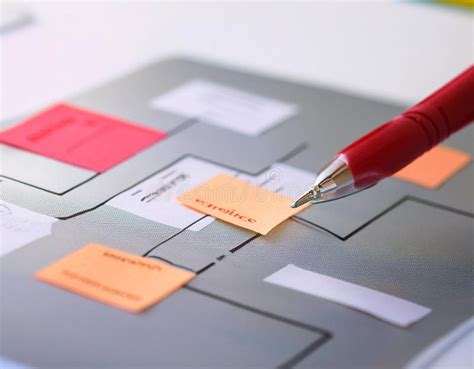 Problem Solving Diagram Illustrating Solutions Strategy And Analytical Thinking Stock Image