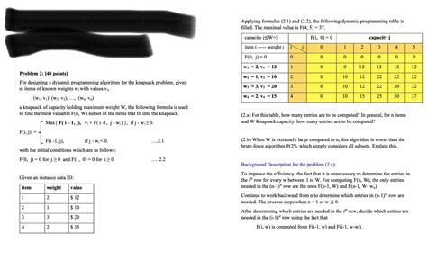 Problem 2 40 Points For Designing A Dynamic