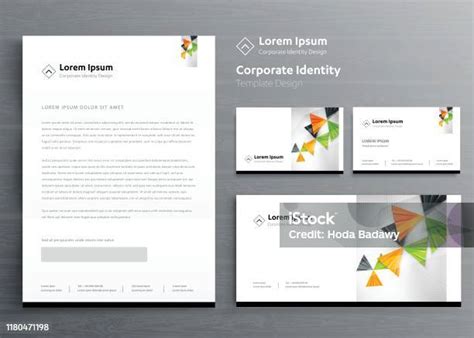 기업 비즈니스 정체성 템플릿 디자인 벡터 추상 문구 선물 항목 색상 홍보 기념품 요소 링크 디지털 기술 세트 기념품에 대한 스톡 벡터 아트 및 기타 이미지 Istock