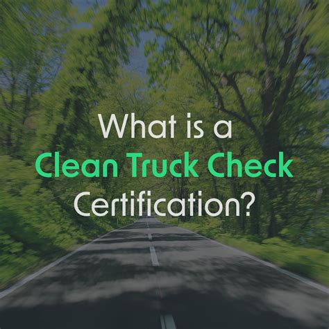 Clean Truck Check Reporting Burbank Ca