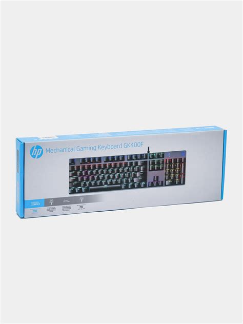 Клавиатура проводная Hp Gk400f игровая механическая купить по низким ценам в интернет магазине