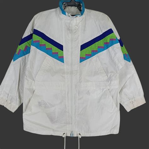 Vintage London Fog White Large Jacket London Fog Zipper Jacket