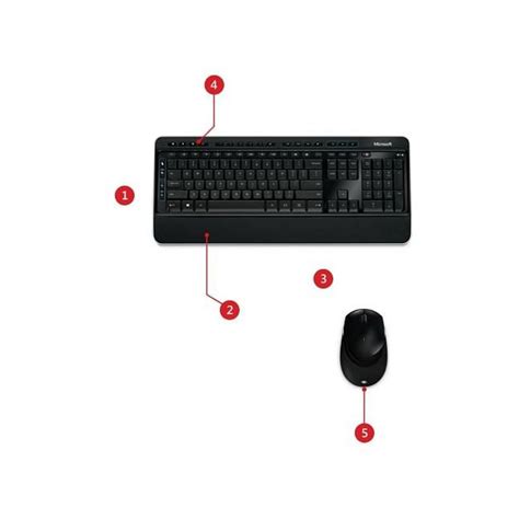Microsoft Desktop 3050 Wireless Keyboard And Mouse Black [pp3 00024] Bunnings Australia