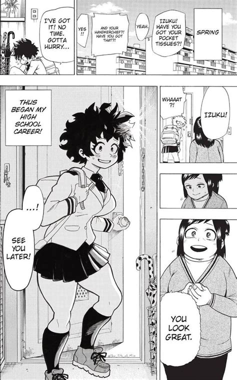 Inko Midoriya Fanart Inko Midoriya Manga Female Deku Manga Mha Story
