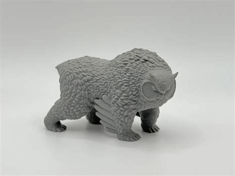 Dnd Miniature Owlbear Free 3d Print Model Makerworld