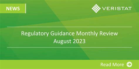 Regulatory Guidance Monthly Review August 2023