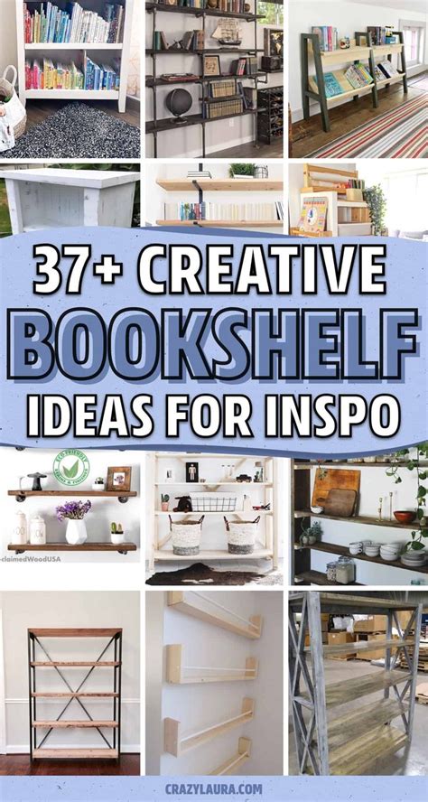 37 Best Diy Bookshelf Ideas And Tutorials In 2024 Bookshelves Diy Creative Bookshelves Diy