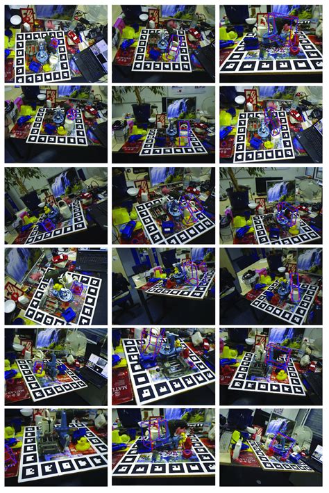 Estimated 6d Pose On An Occluded Linemod Dataset [6] The Red And Blue Download Scientific