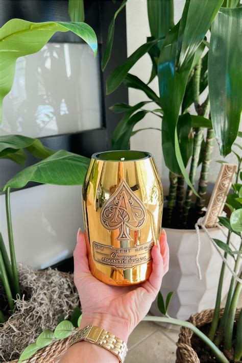 Ace Gold Recycled Bottle Candle Chrome
