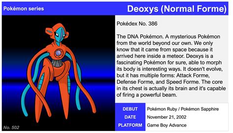 502 Deoxys Normal Forme By Gogodoodles On Deviantart