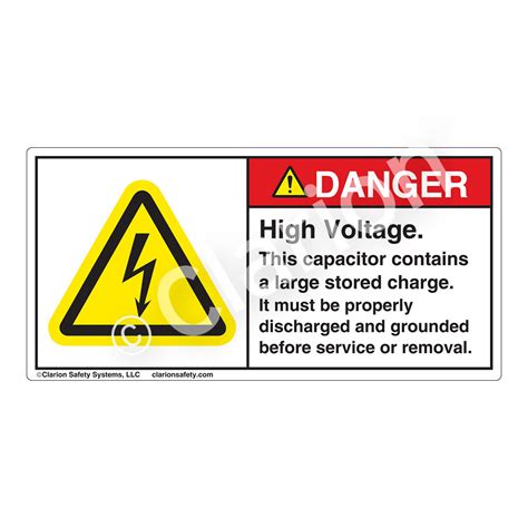 Electrical Grounding Safety Labels Clarion Safety Systems