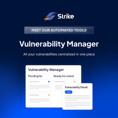 Strike On Linkedin Strike Newfeatures Vulnerabilitymanager Cybersecurity