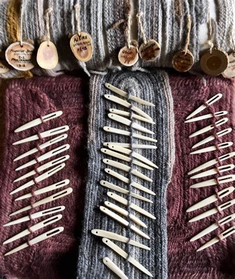 Nalbinding Nadel Qualität Die Knochen Nalbinding Nålebinding Etsy