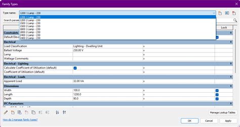Light Fixture Length In Schedule Not Populating Autodesk Community
