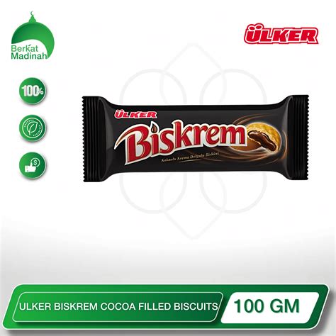 Ulker Biskrem Cocoa Filled Biscuits 100 Gm Luxury